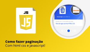 Como fazer uma paginação HTML - Códigos Html e Css prontos